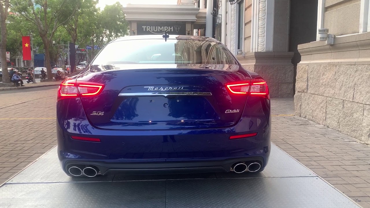 New Maserati Ghibli SQ4 430Hp | Blue color | Price $78,490 - YouTube