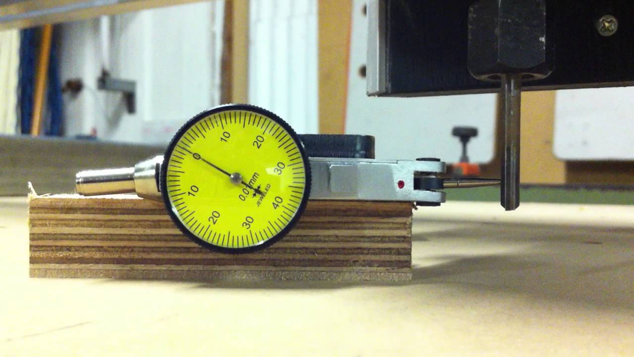 Plywood CNC kit repeatability testing. - YouTube