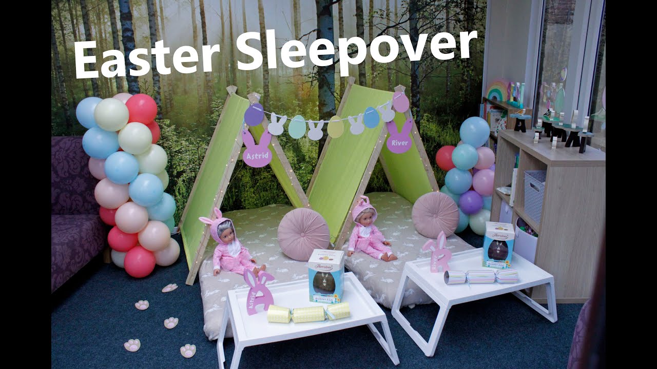 Easter Sleepover Tents - YouTube