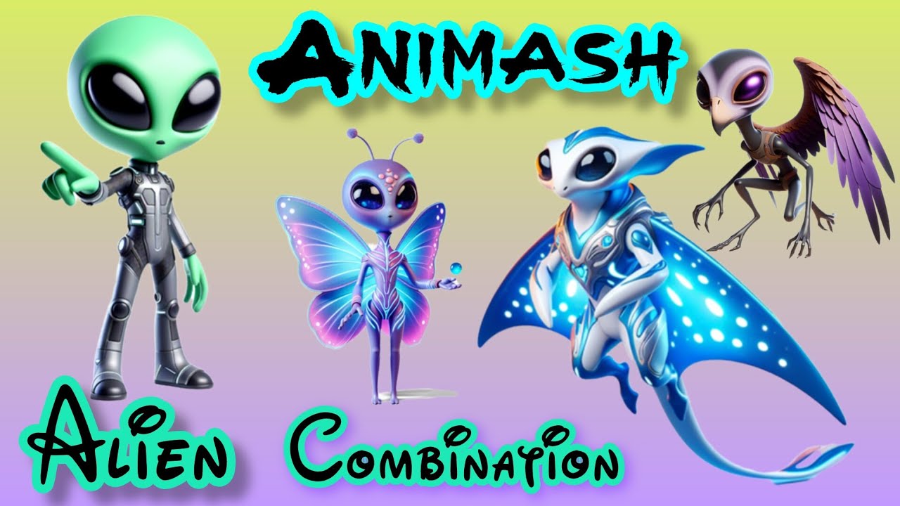 Top Secret Alien Combinations in Animash @MauraGamer - YouTube