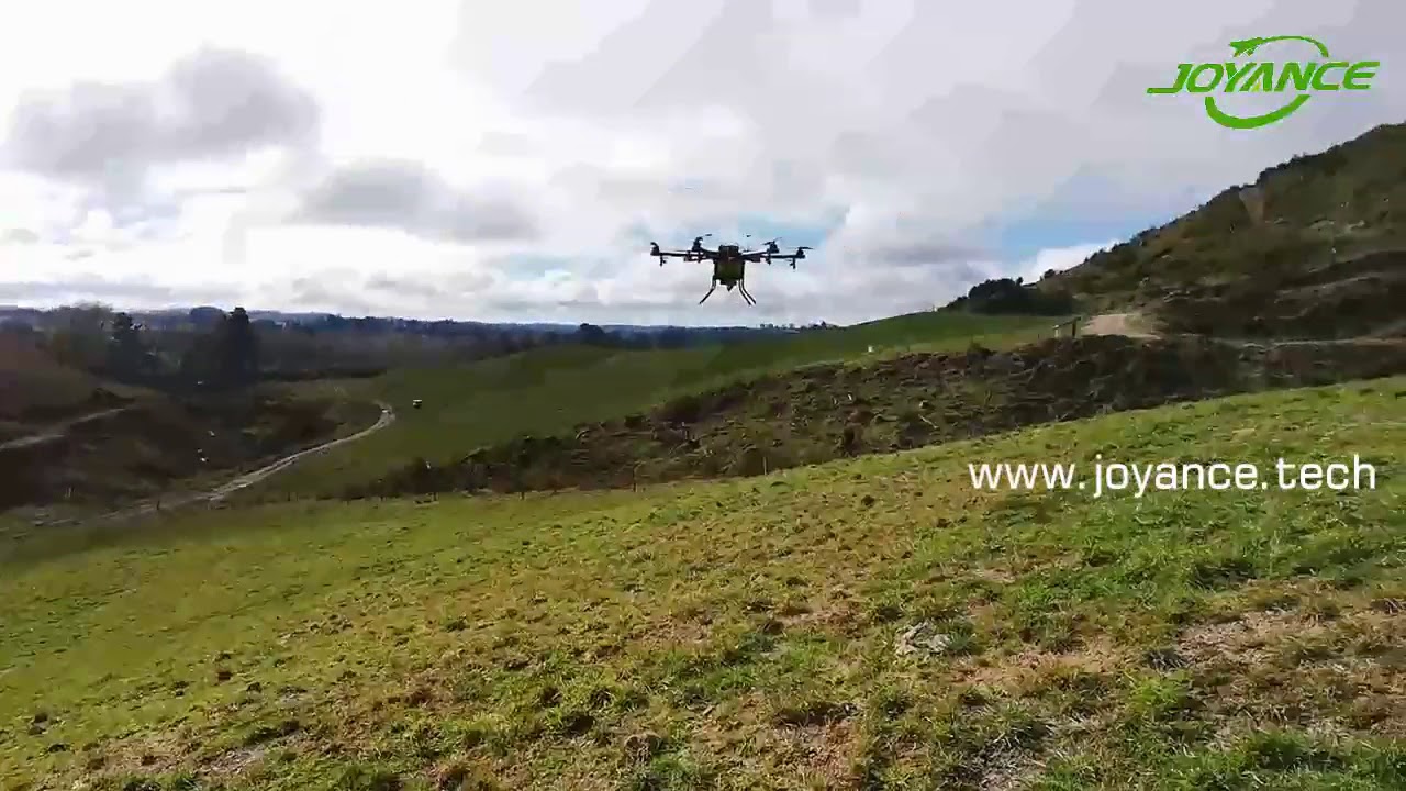 Terrain following on hillside - YouTube