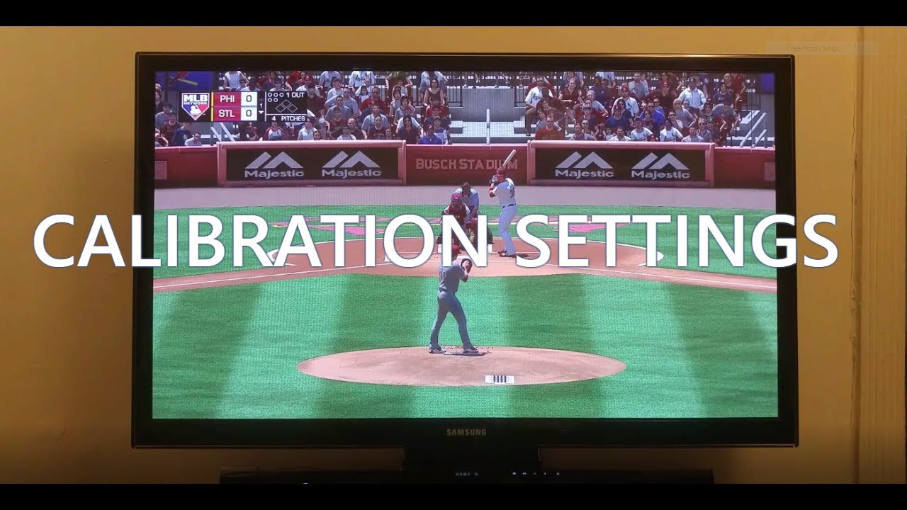 MLB The Show 17 PS4: Calibration settings - YouTube