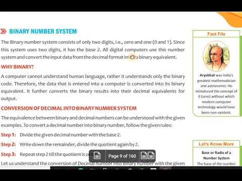 Computer Class - 7 Ch - 1 Number System - YouTube