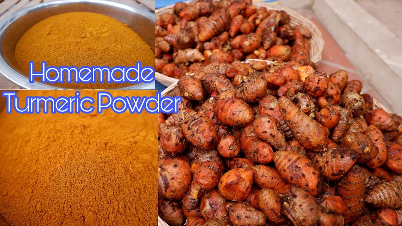 Turmeric Powder | Homemade Turmeric Powder | Turmeric Recipe | [4k ...