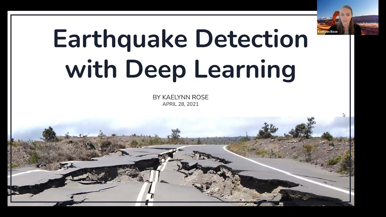 Earthquake Detection With Deep Learning - YouTube