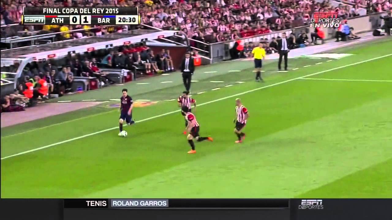 Lionel Messi GOAL vs Athletic Bilbao 30/05/2015 - YouTube