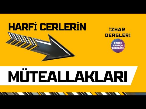 MERAK EDİLEN MÜTEALLAK KONUSU 🕵️‍♂️ HARFİ CERLE CÜMLE İÇİNDE NEREYE BAĞLI? İZHAR 10. DERS