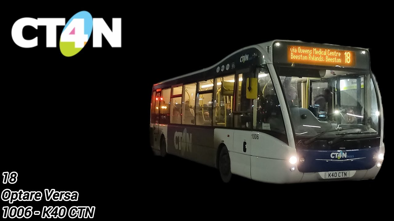 CT4N 1006 - K40 CTN | Optare Versa | Route 18 - YouTube