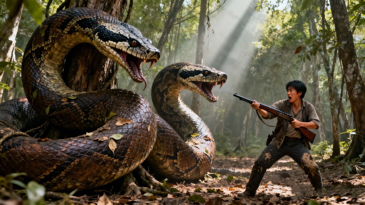 A man hunting small snakes in the forest was met with retaliation from ...