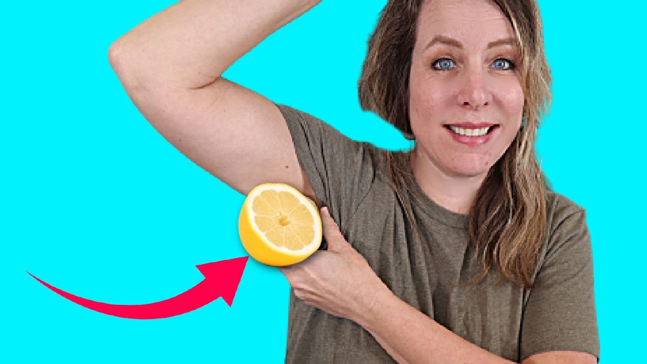 RUB LEMONS on your underarms and WATCH WHAT HAPPENS!! ⚡ - YouTube