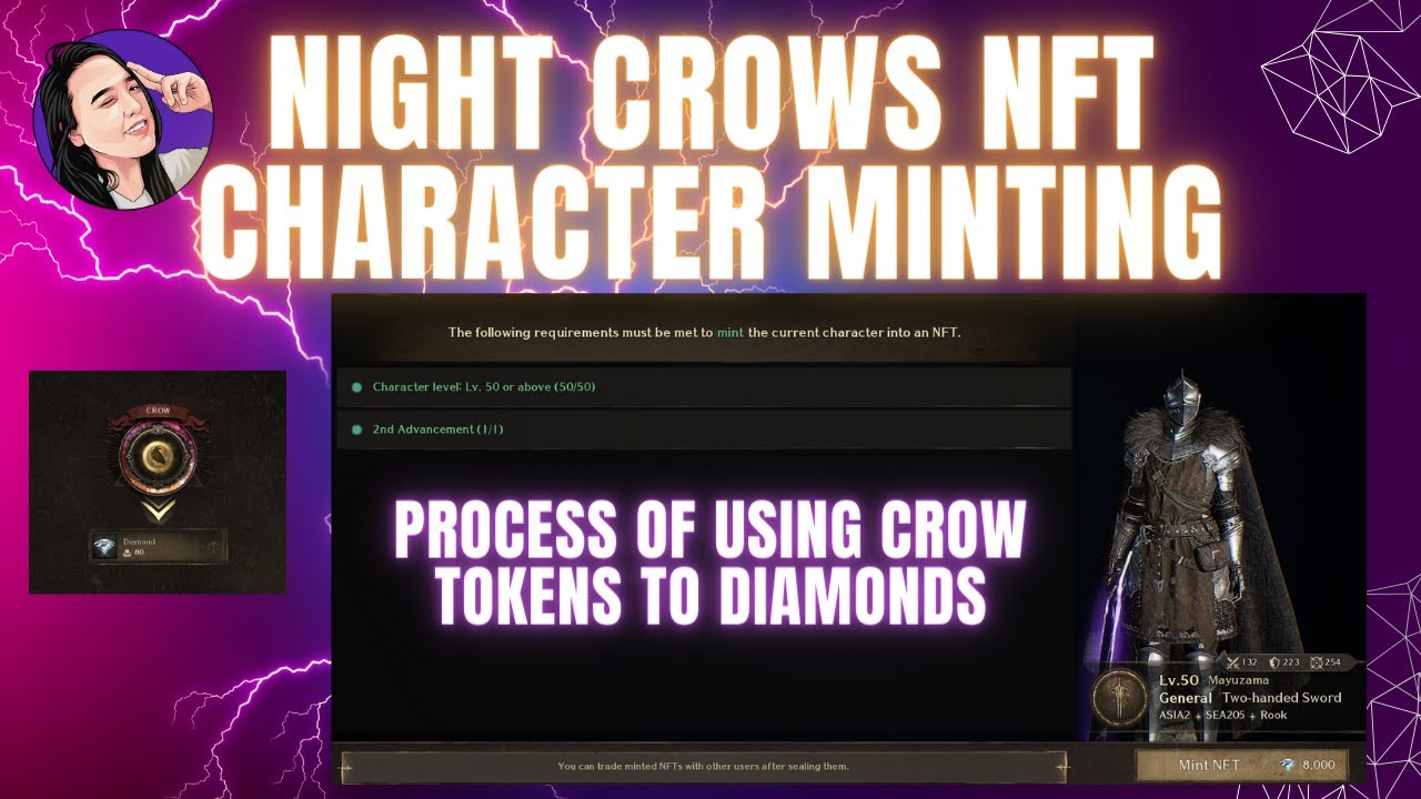 NIGHT CROWS NFT CHARACTER MINTING | HOW TO MINT NFT CHARACTER | HOW TO ...
