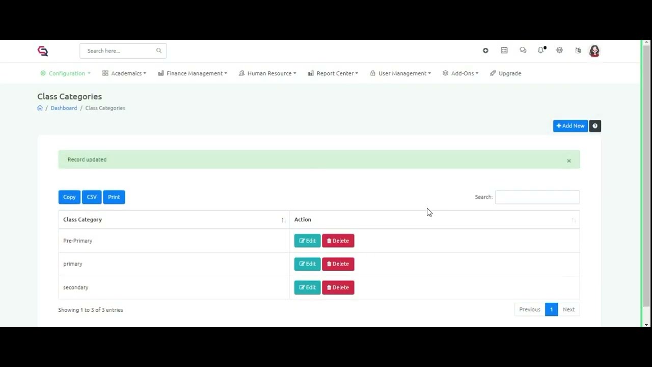 Manage Class Categories View Add Delete And Edit Categories Youtube 7574