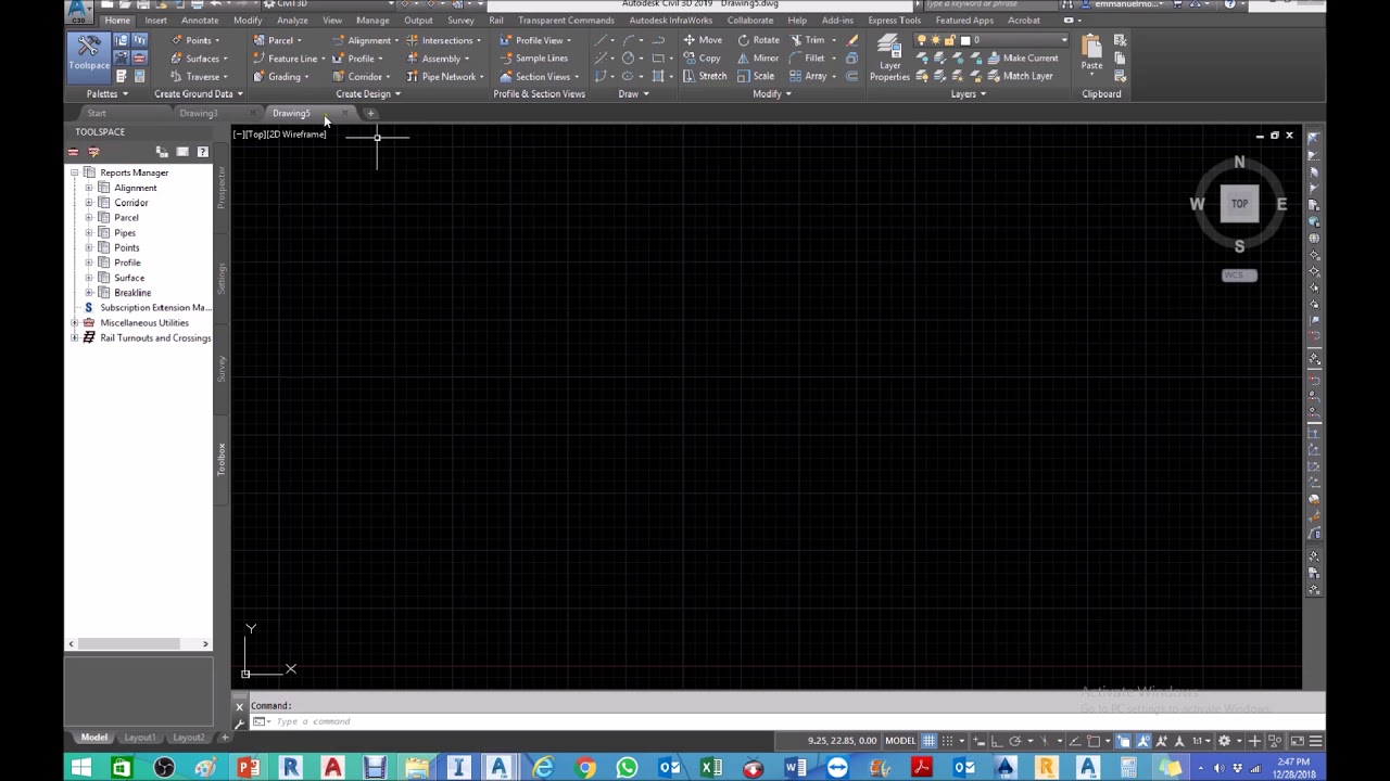 LESSON 2 CIVIL 3D - DRAWING TEMPLATE - YouTube