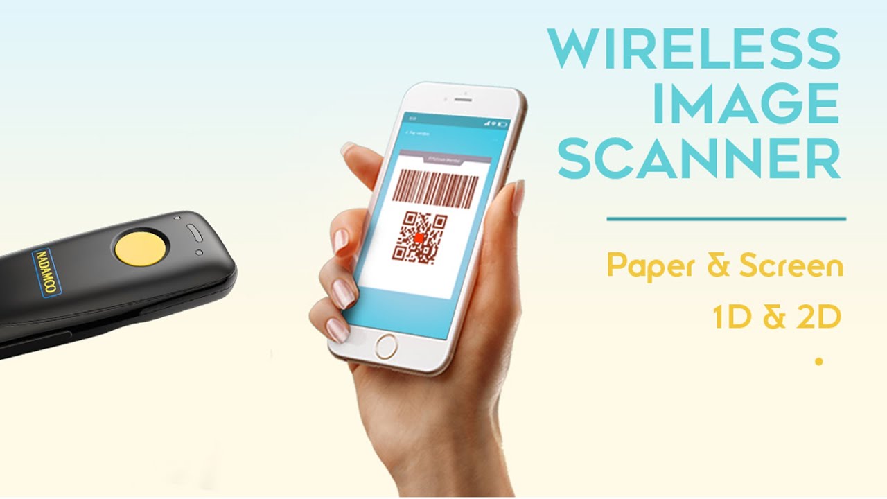 Best wireless barcode scanner | NADAMOO 2D Wireless Barcode Scanner ...