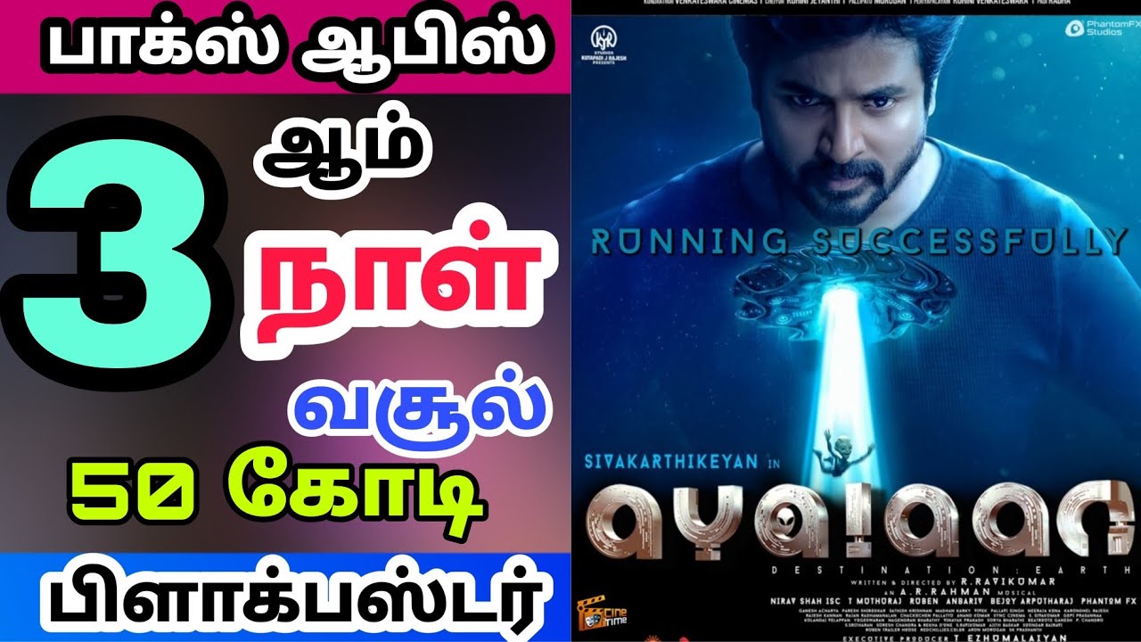 Ayalaan Movie 3rd Day Worldwide Box Office Collection - Day 3 ...