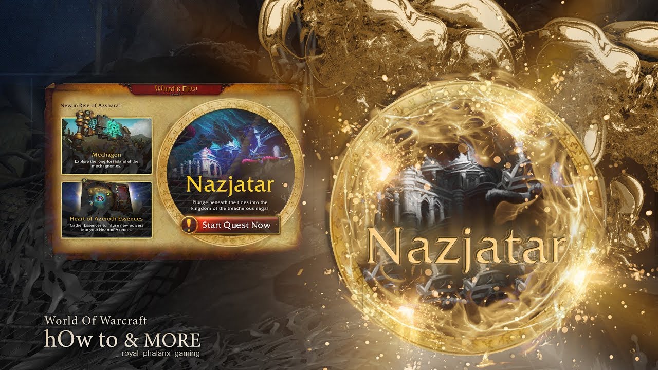 Rise of Azshara, Unlocking Nazjatar - YouTube