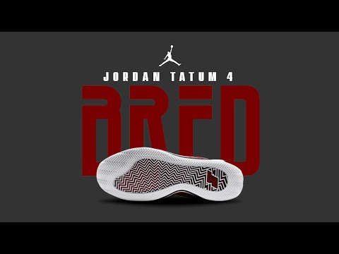 Tatum’s Hottest Sneaker Yet! Jordan Tatum 4 BRED 2025 First Look 👀