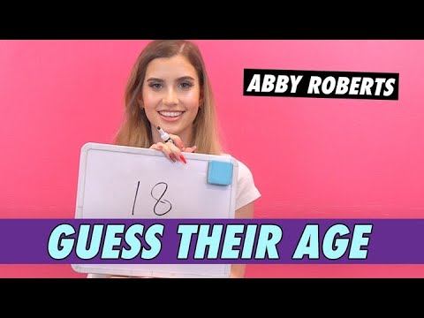 Abby Roberts - Guess Their Age - YouTube