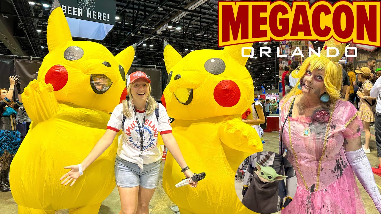 We Went to MegaCon Orlando 2023! A Real Haunted House, Characters ...