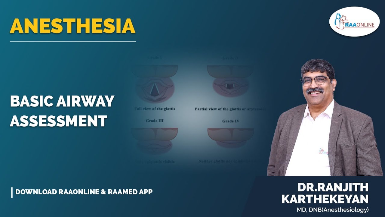Anesthesia | Basic airway assessment | Raaonline - YouTube
