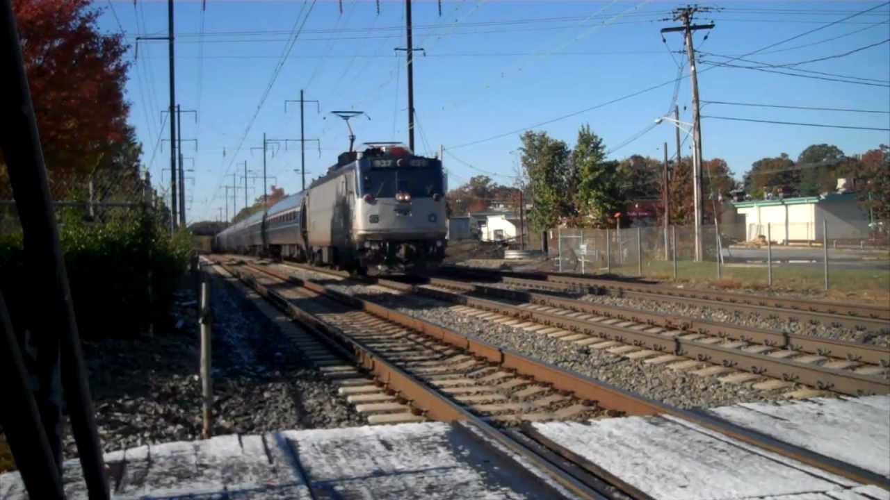 Amtrak Northeast Regional 154 @Seabrook, MD - YouTube