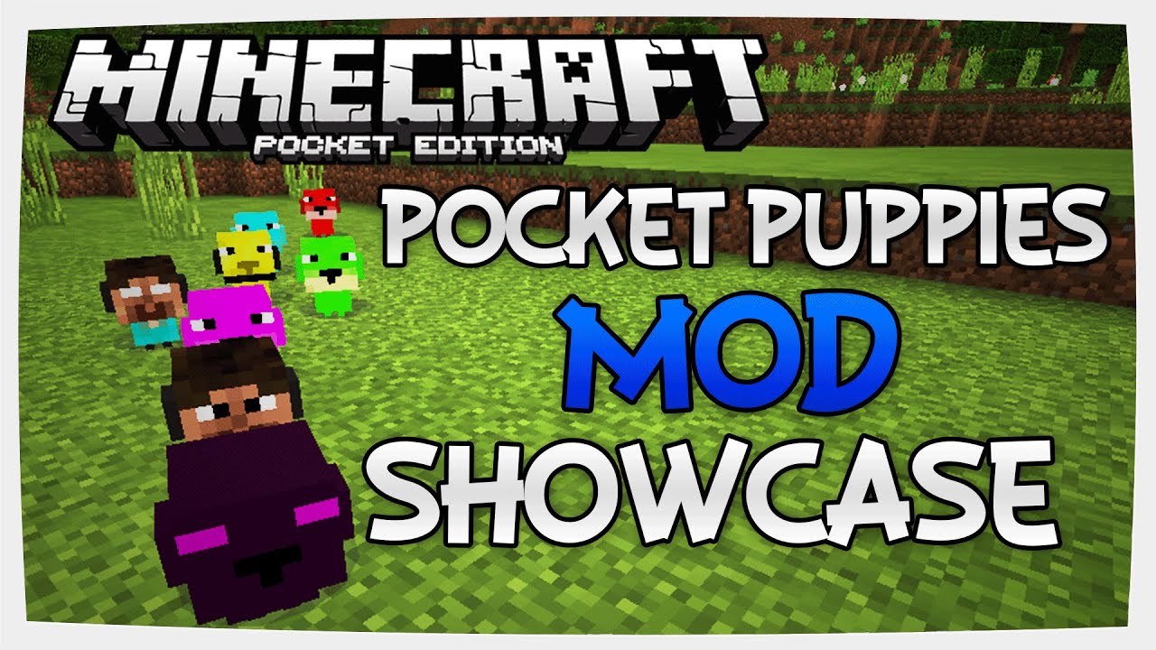 (0.15.6) CUTE PUPPIES | Pocket Puppies Mod | Minecraft PE (Pocket ...
