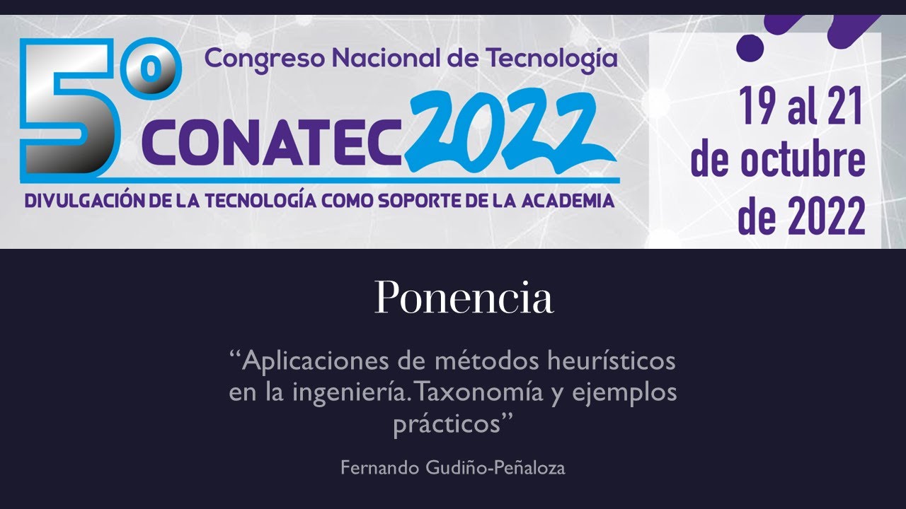 Aplicaciones De Métodos Heurísticos En La Ingeniería Taxonomía Y 1753