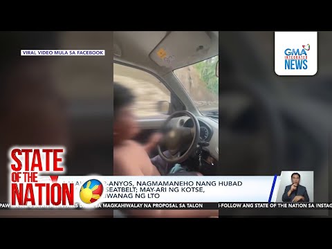 Lalaking 12-anyos, nagmamaneho nang hubad at walang seatbelt | SONA