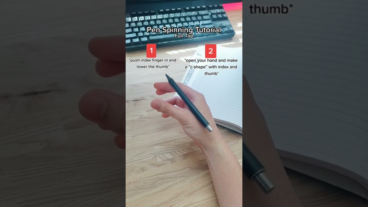 DEATH NOTE Light's pen spinning TUTORIAL 💀 #shorts - YouTube