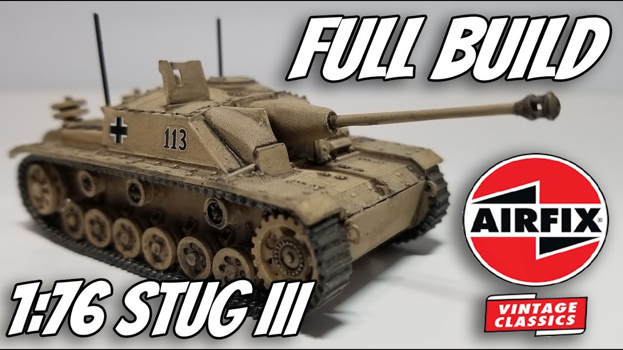 Building the Airfix Vintage Classics 1:76 Stug III - YouTube