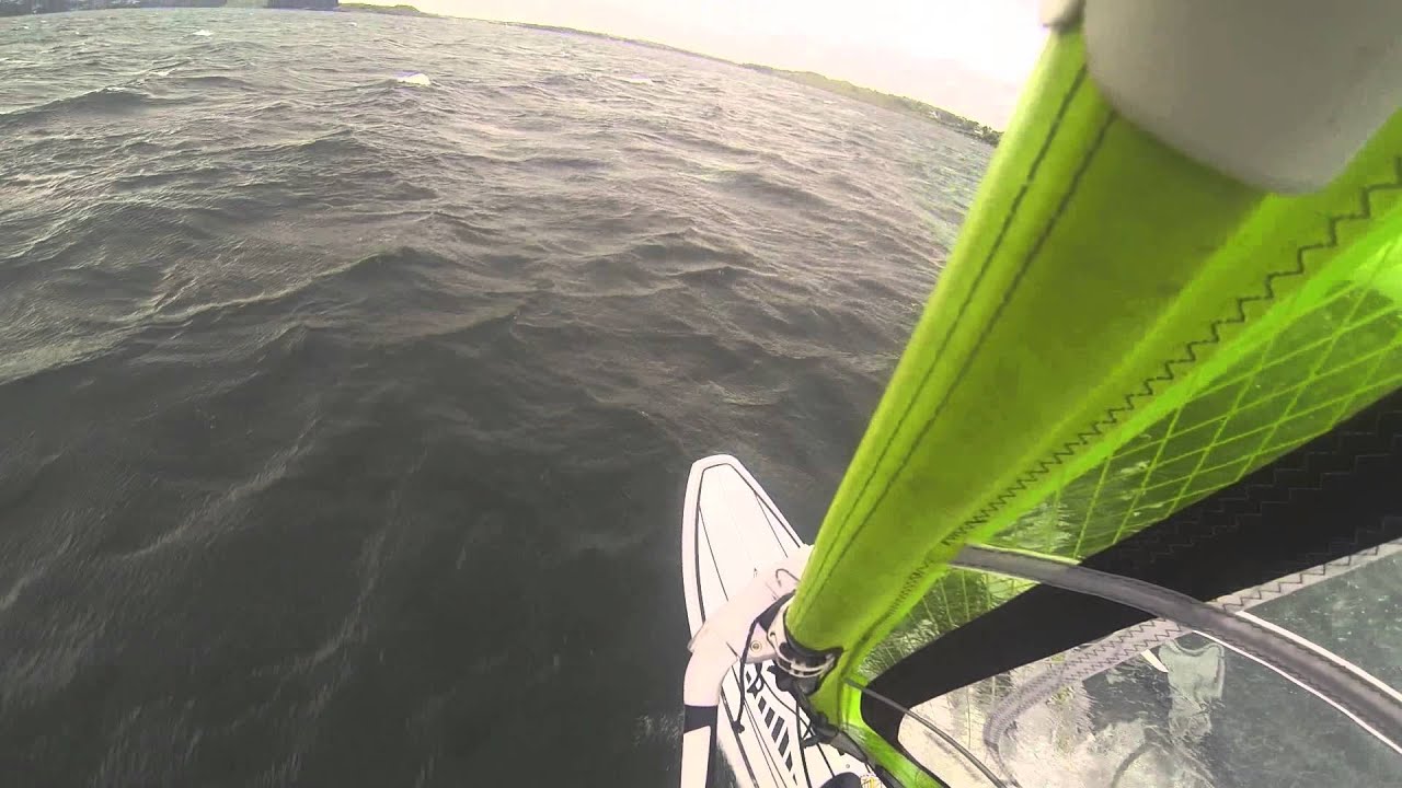 DIY Windsurf GoPro Mast Mount -first test run - YouTube