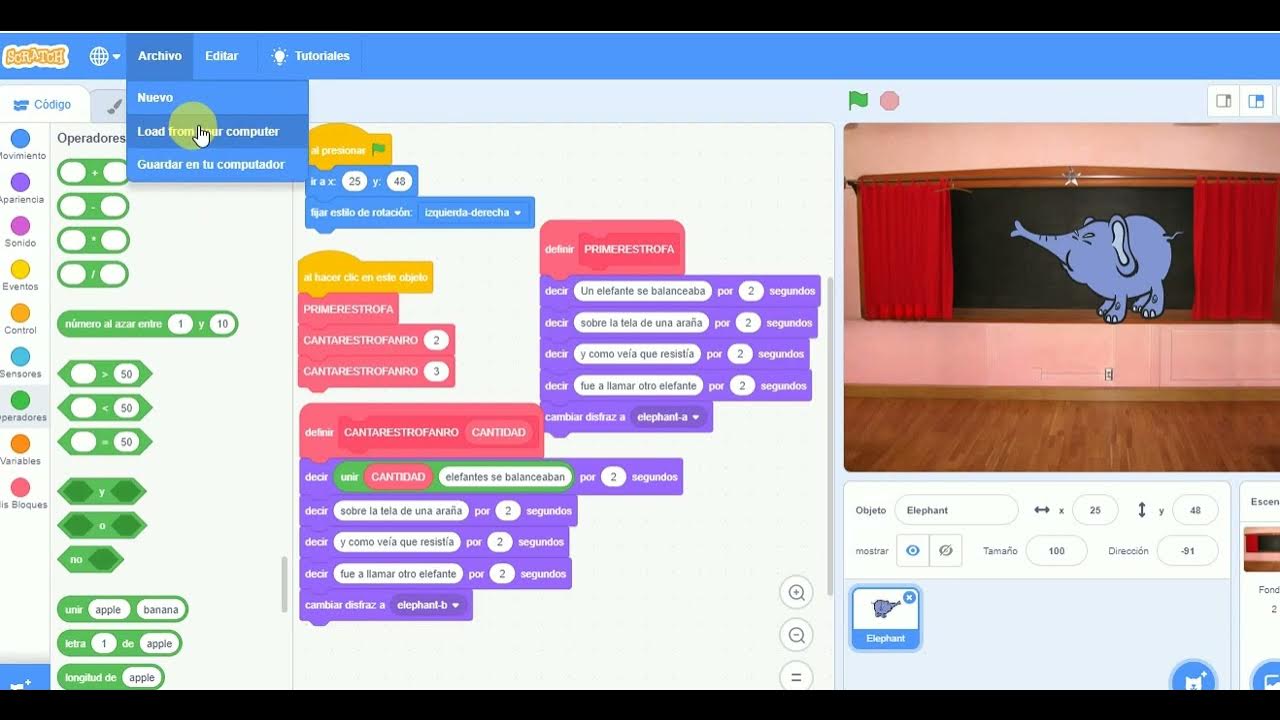 Procedimiento y clones en scratch - YouTube