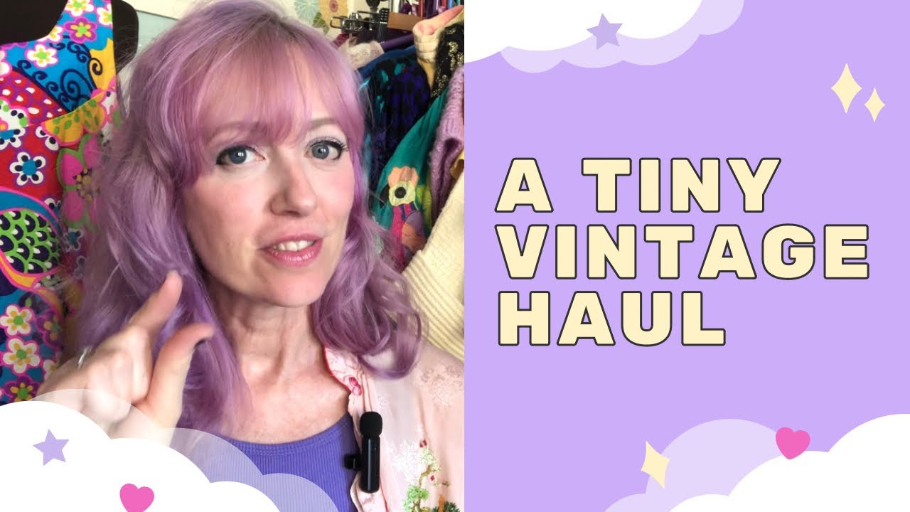 A Tiny Vintage Haul from a Tiny Thrift Store - YouTube