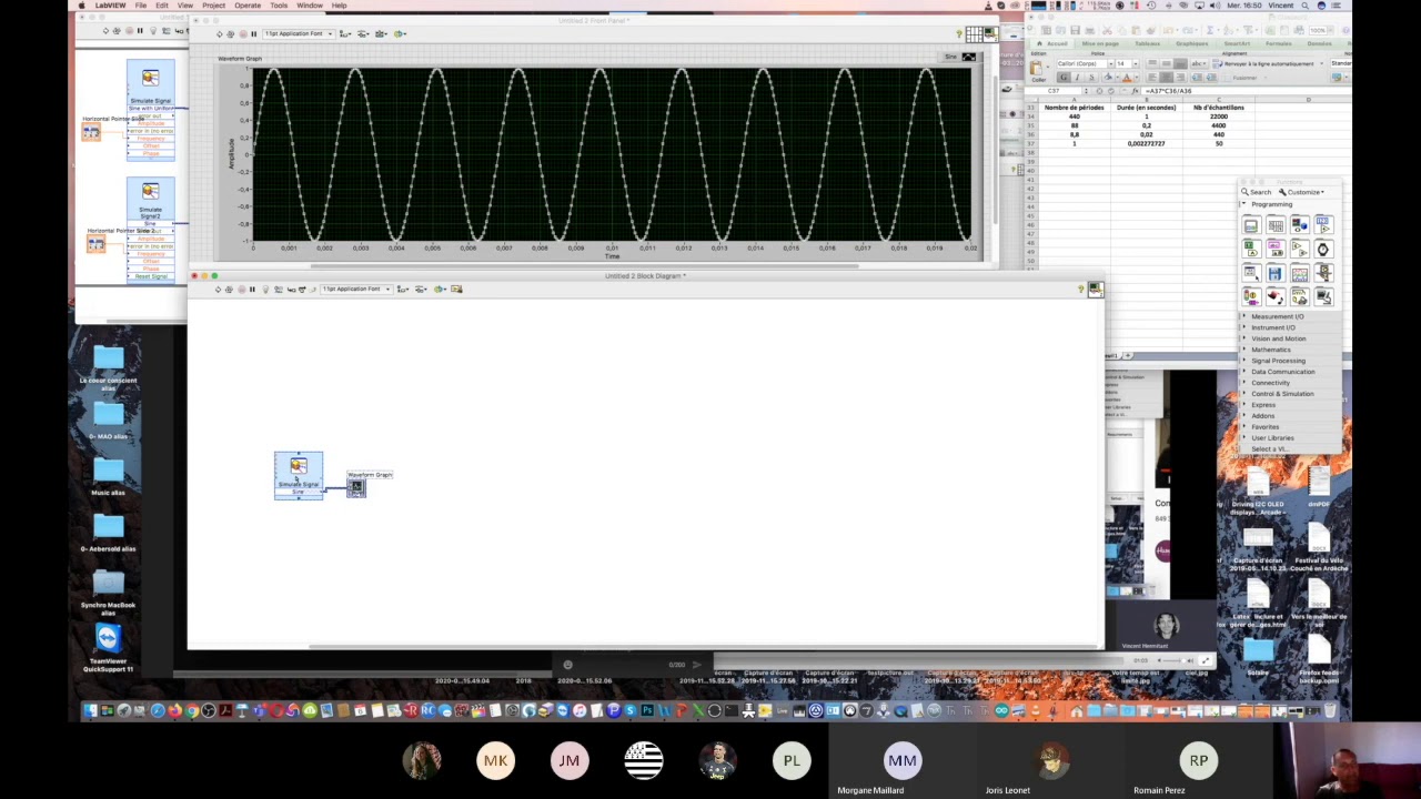 Le signal sous LabVIEW - YouTube
