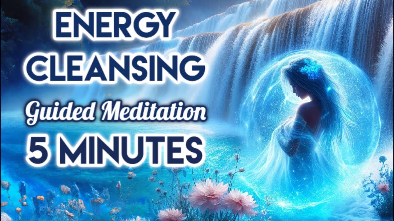 Waterfall Energy Cleanse 5 Minute Meditation | Release Negative Energy ...