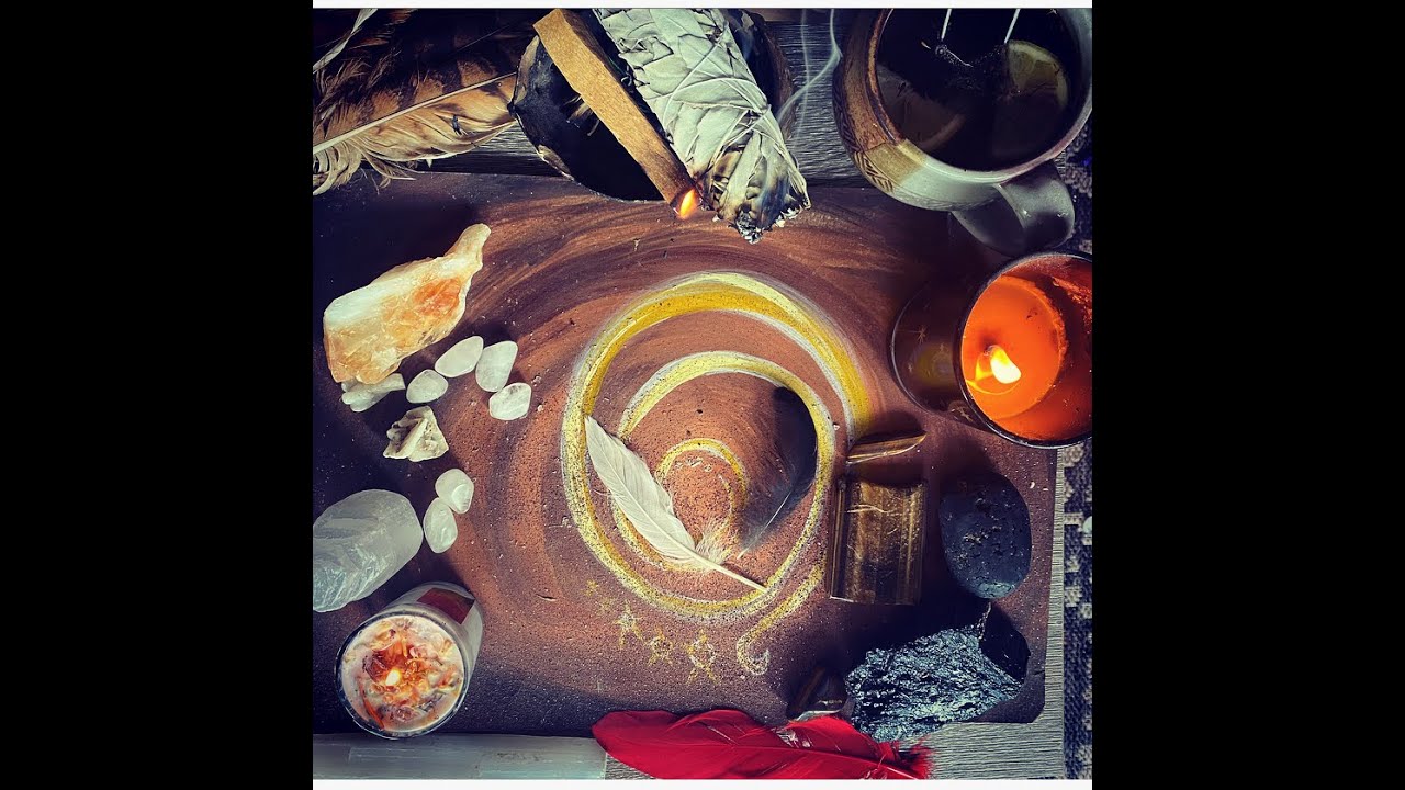 How to create a fall equinox crystal grid ceremony! - YouTube