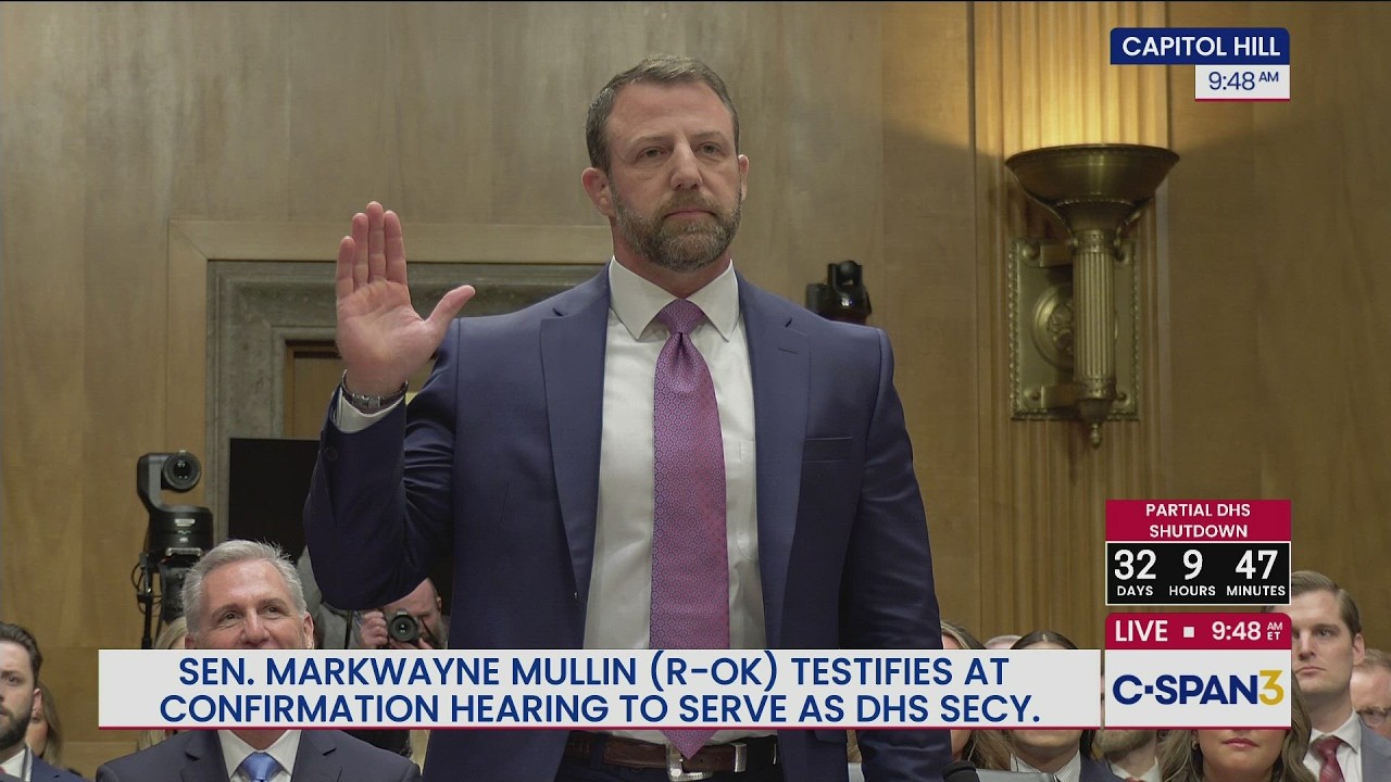 Senate hearing for DHS nominee Markwayne Mullin: How it works, watch live