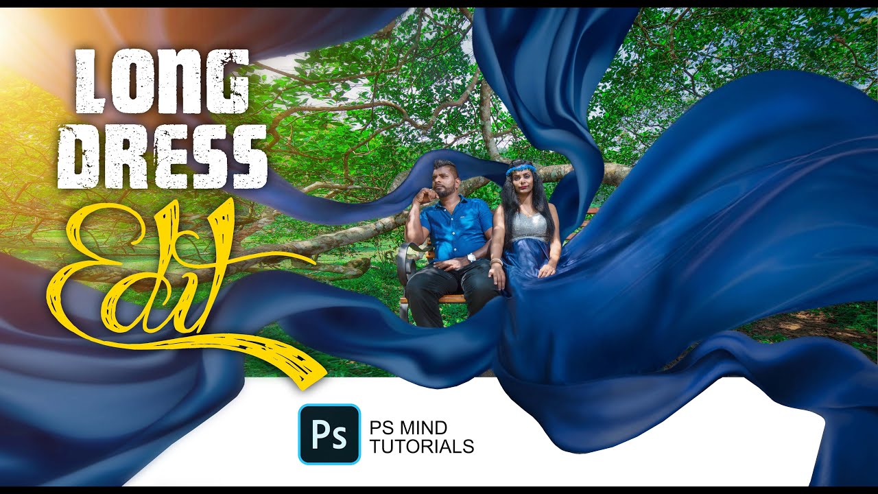 How to Create a long dress using Photoshop cc 2020 - YouTube
