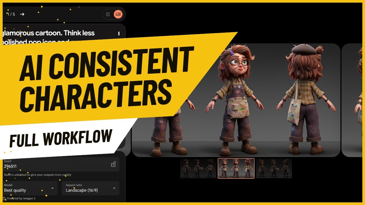 AI Consistent Character - YouTube