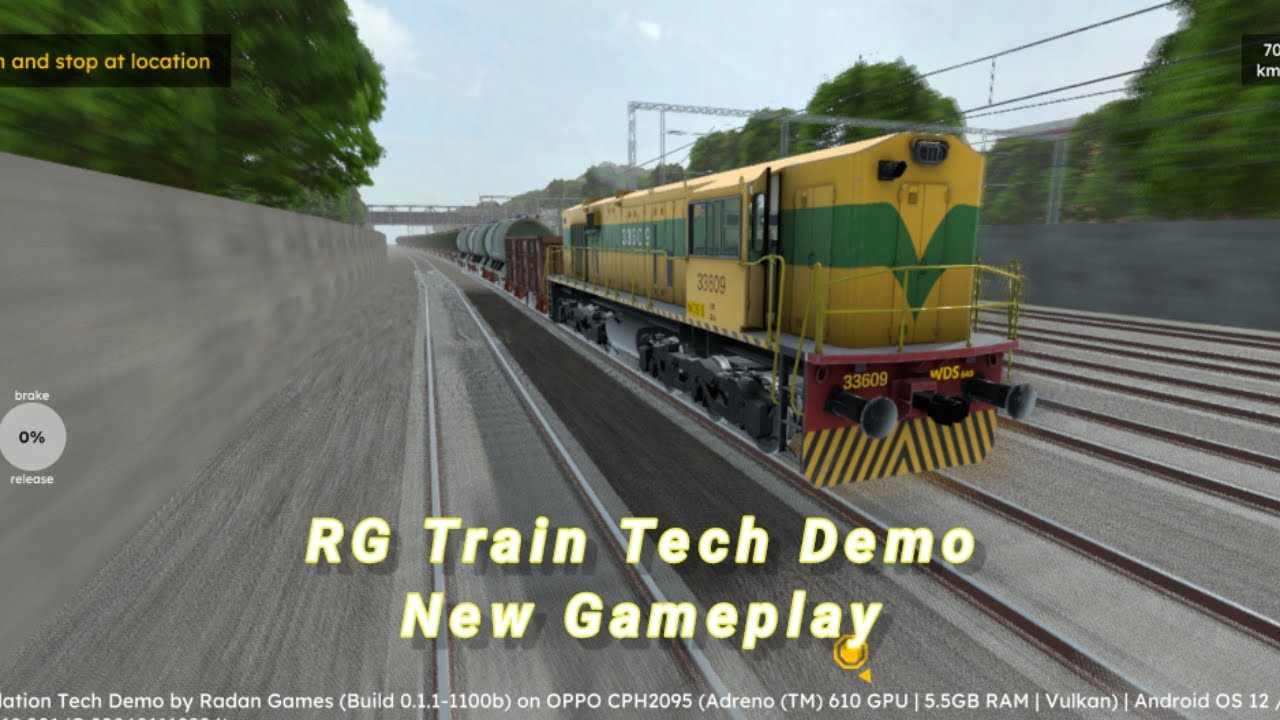 RG Train Tech Demo New Gameplay. Duties, Sand Box Mode, Local Train ...