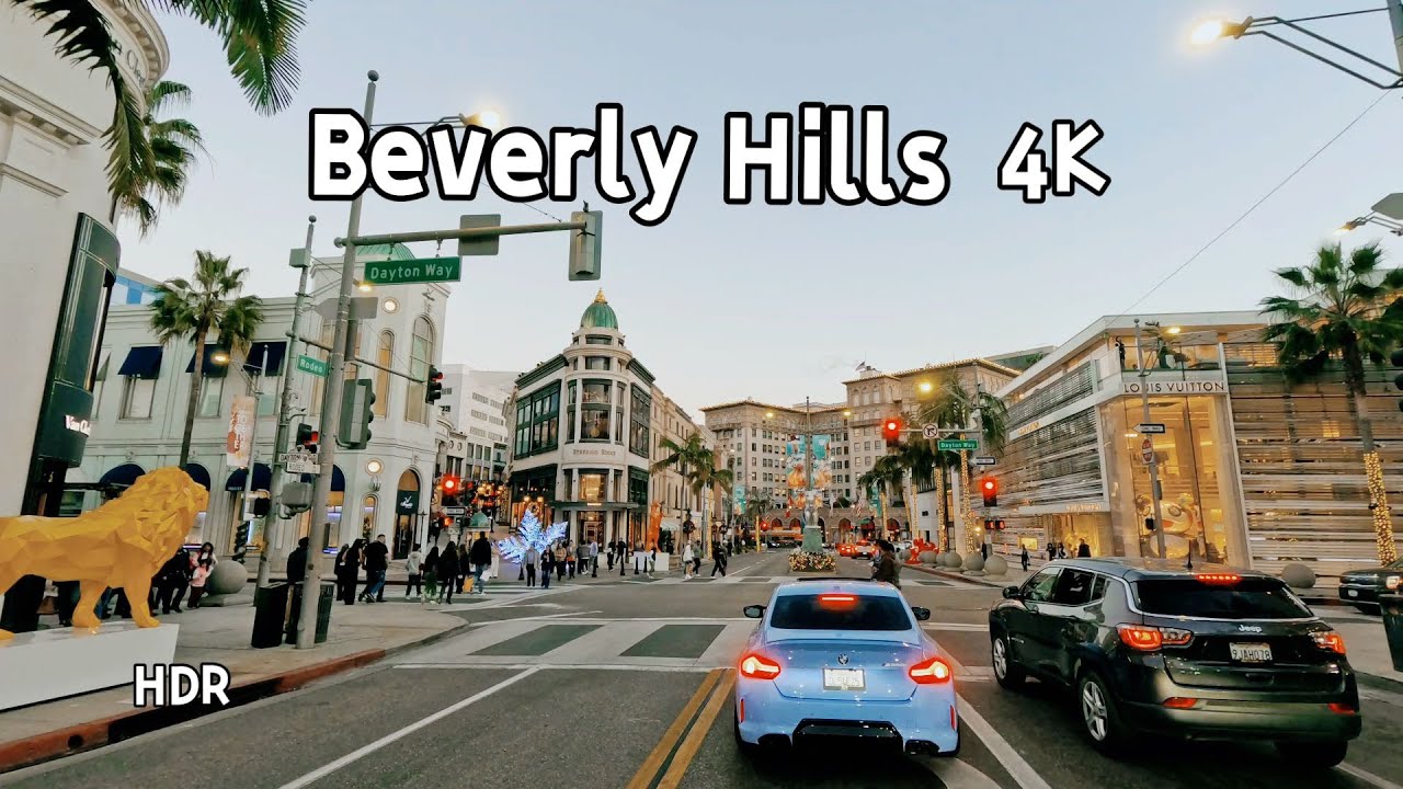 GTA Beverly Hills & Rodeo Drive Drive - Thru | Relaxing Scenic Tour of ...