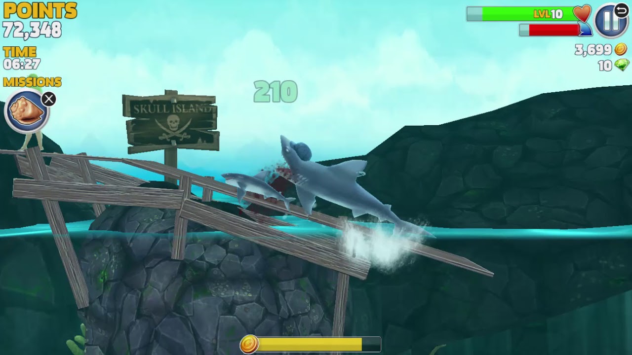 Hungry Shark Evolution game play pc version - YouTube
