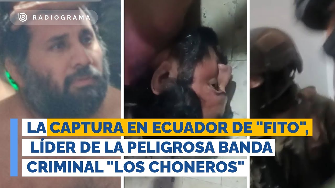 Video de la captura en Ecuador de "Fito", líder de la peligrosa banda ...