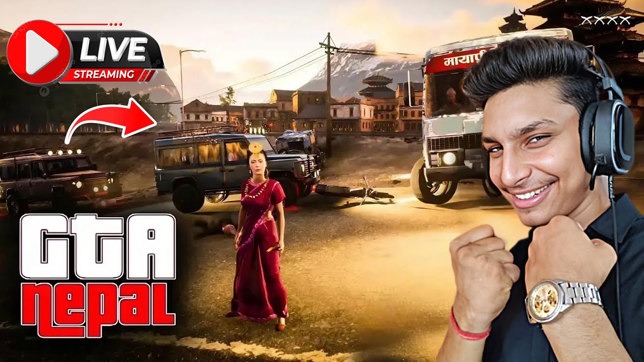 GAULEY NEPALI GAME LIVE🔴 GTA NEPAL - YouTube