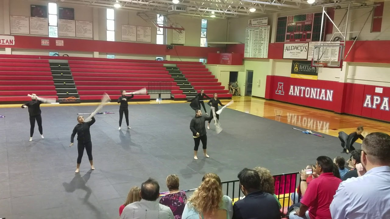 Winter Guard's Final Performance at Spring Show - YouTube
