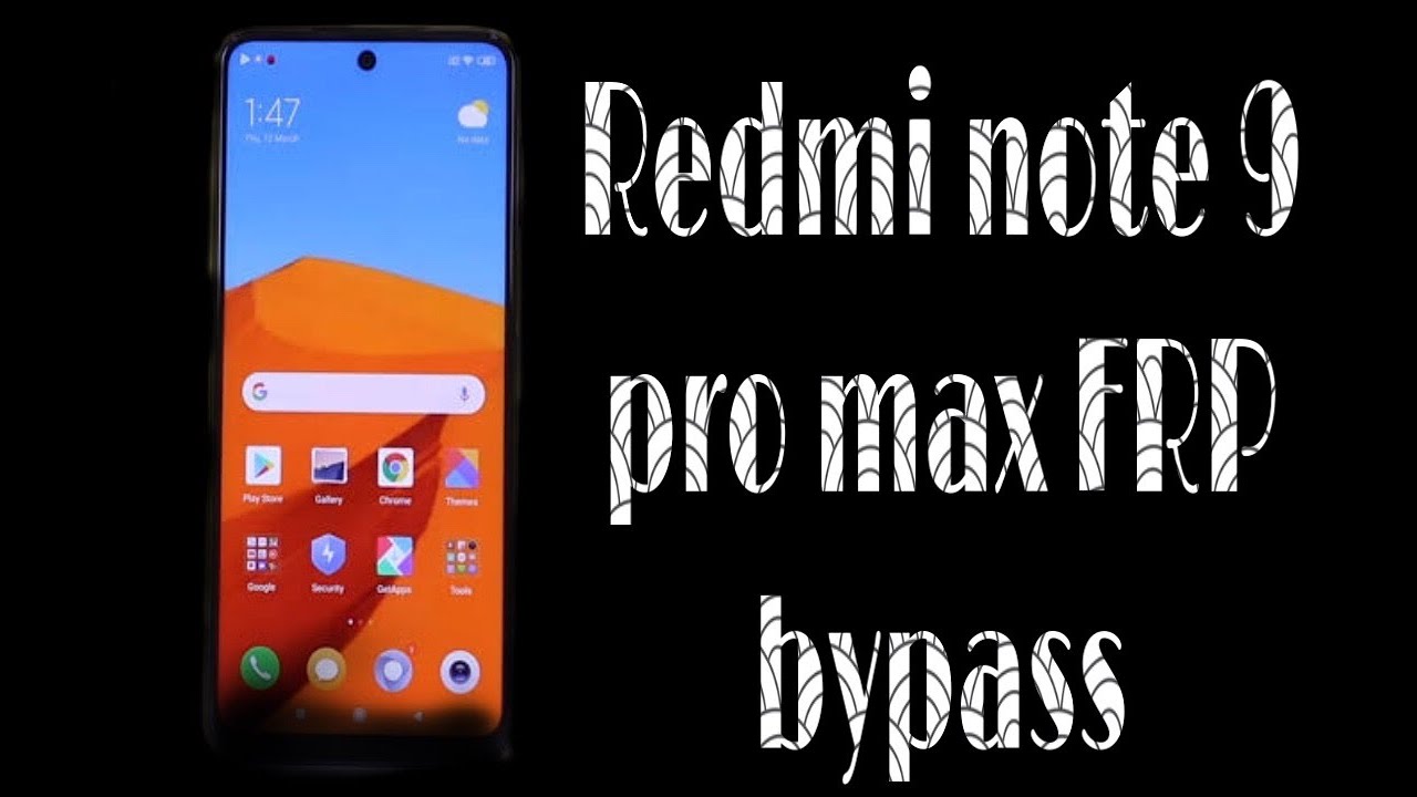 Redmi note 9 pro max frp bypass without pc - YouTube