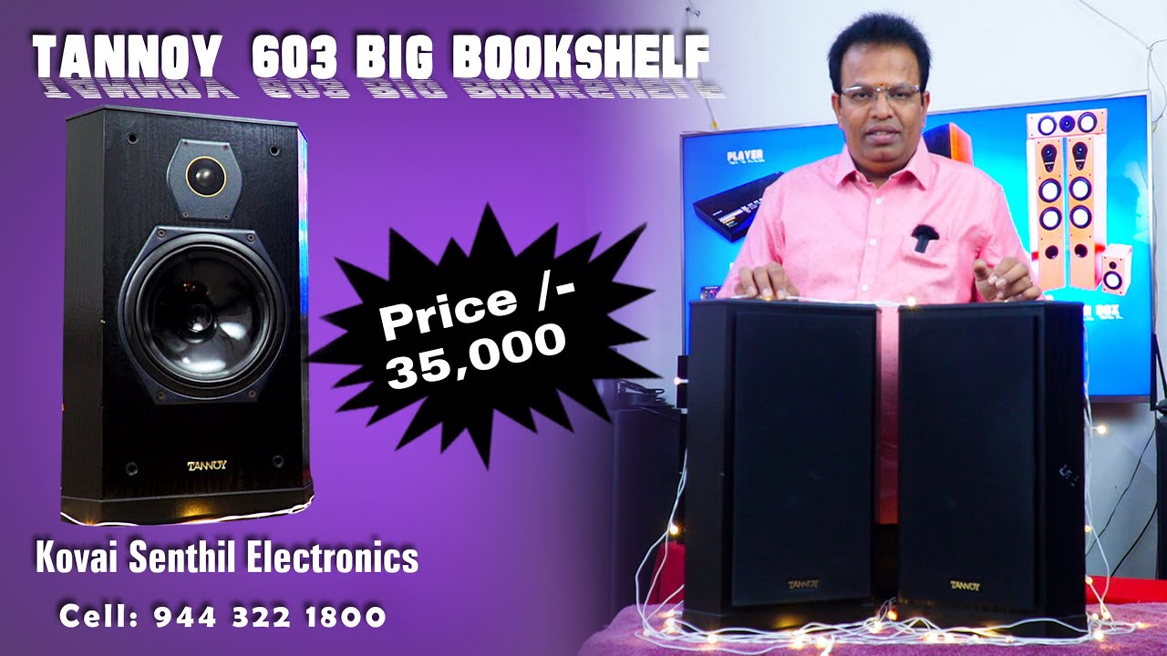 S#127#TANNOY k 603 Big BOOKSHELF SPEAKER FOR SALE RS.35,000 - YouTube