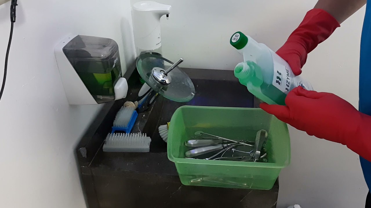 Lavado de instrumental (1) Detergente enzimático - YouTube