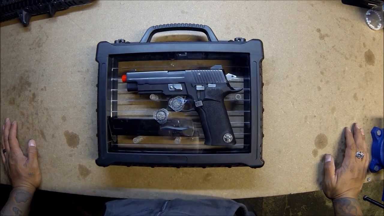 WE P-VIRUS Gas Blowback Pistol - YouTube