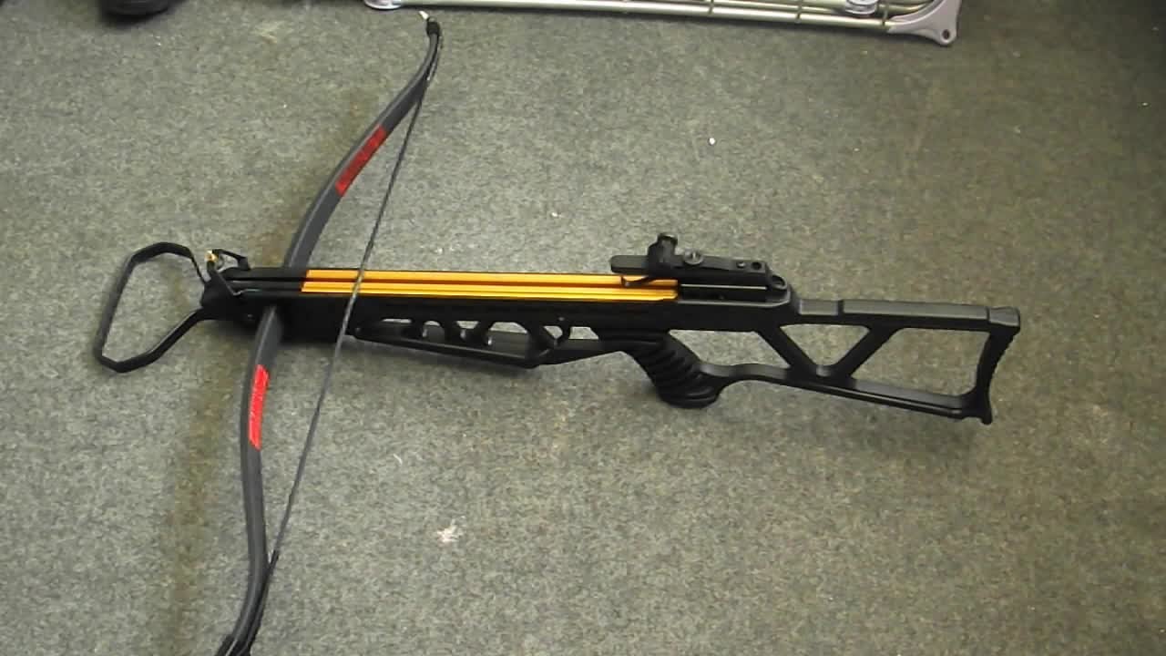 Crossbow review - Man Kung/Armex Commando 120lb - YouTube